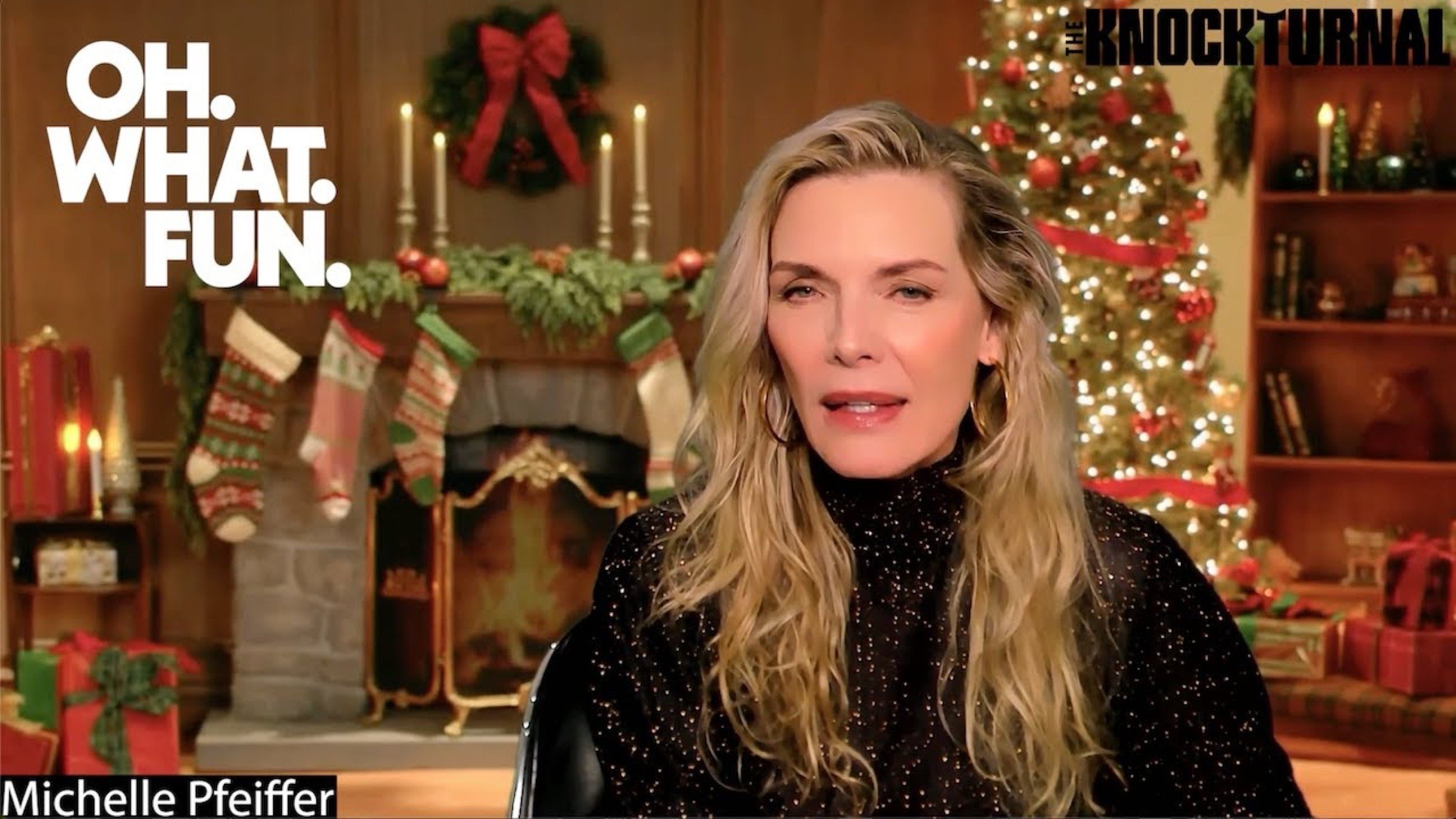 Michelle Pfeiffer & Felicity Jones Talk New Holiday Film 'Oh. What. Fun ...
